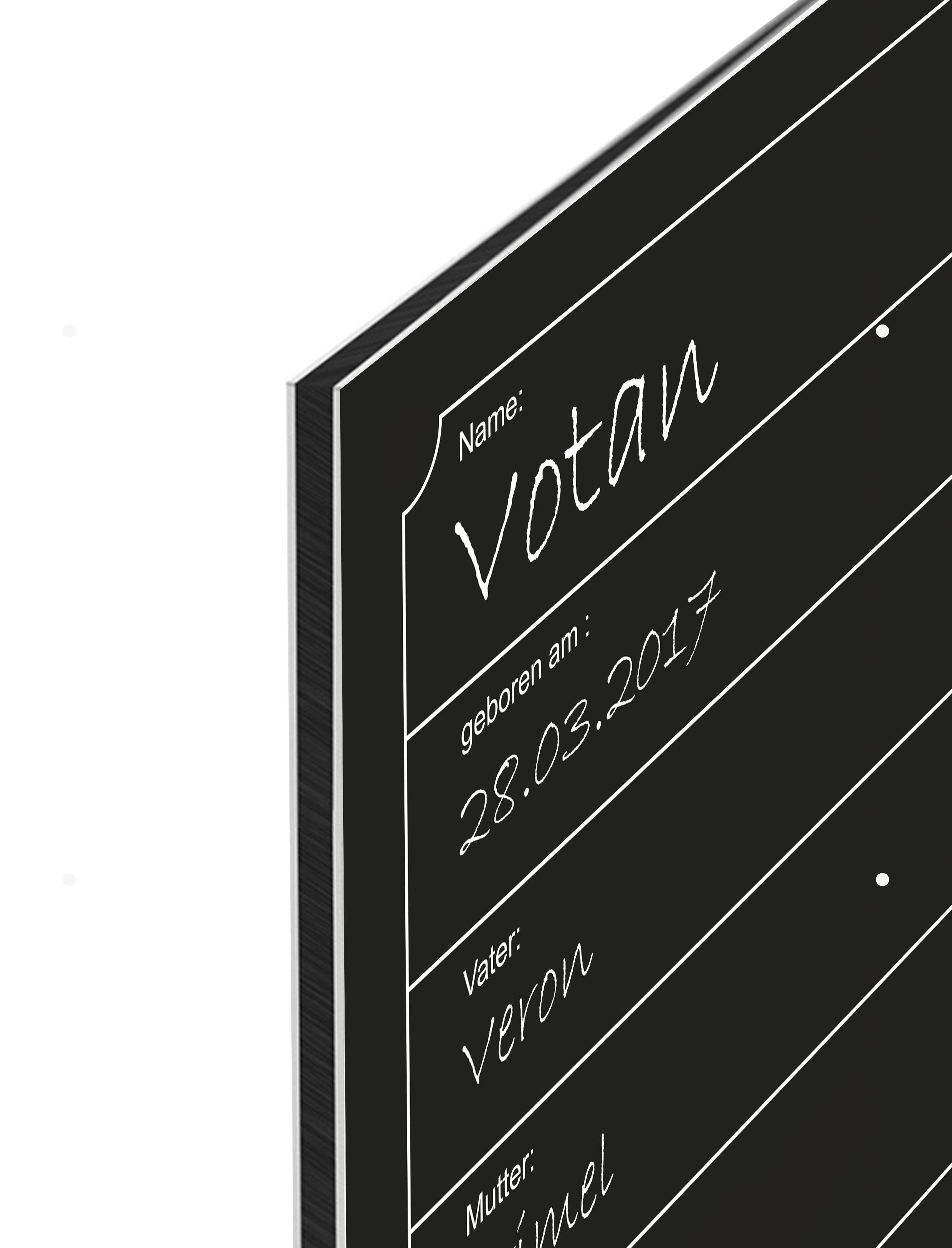 Puristisches Boxenschild SÜDDEUTSCHES KALTBLUT kaufen » puranda.de